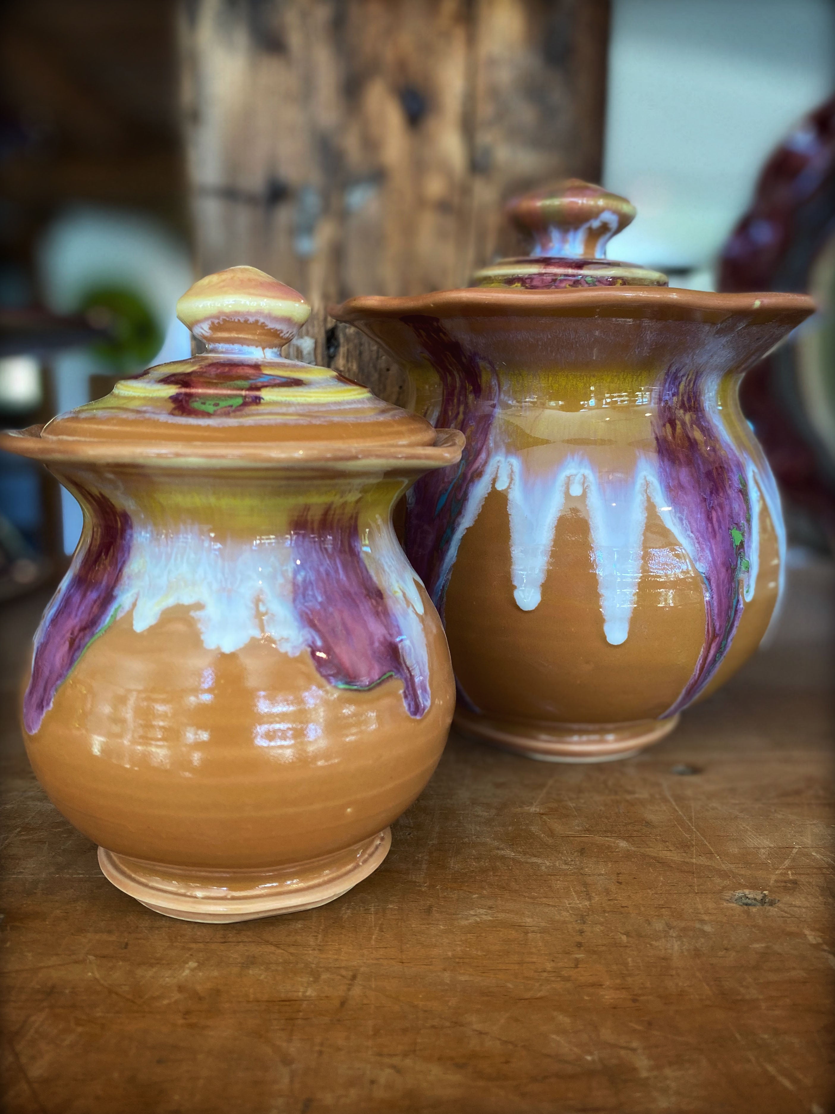 Scalloped Rim Jars – Lasser Ceramics